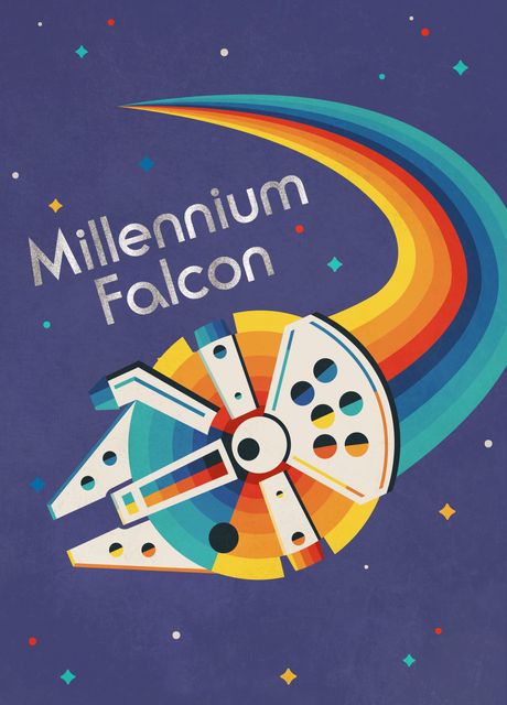 'Millenium Falcon' Poster by Star Wars | Displate