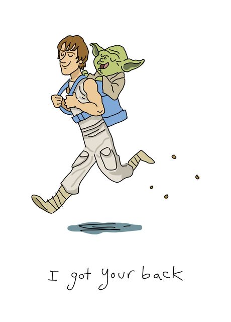 'I got your back' Poster by Star Wars | Displate