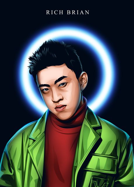 'Rich Brian' Poster by Athlehema by MochtretPro | Displate