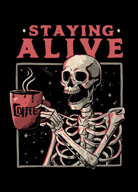 'Staying Alive' Poster by Eduardo Ely | Displate