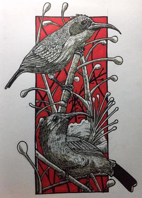 'Tamsi Birds 2' Poster by Angelo Delos Santos | Displate