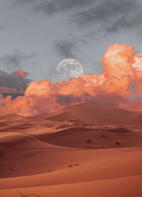 'aesthetic moon rise' Poster by Trigonal Art | Displate