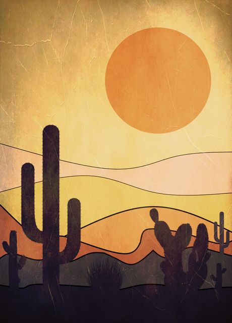 'Desert' Poster by GregPics | Displate