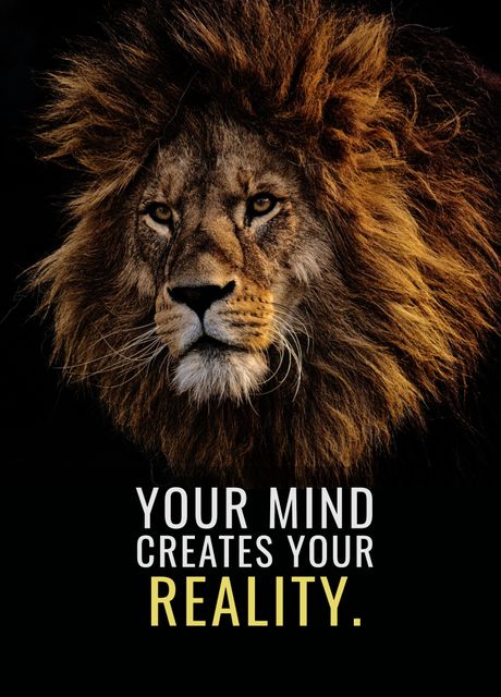 'Your Mind creates Reality' Poster by Millionaire Quotes | Displate