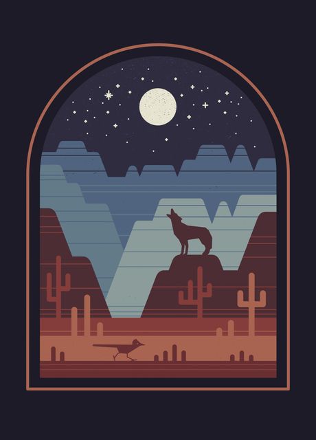 'Wild Nights' Poster by Rick Crane | Displate