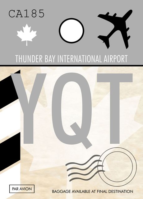 'AIRPORT CODE Thunder Bay ' Poster by Atomic Chinook | Displate