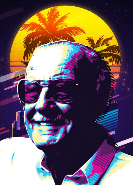 'Stan Lee' Poster by baturaja vector | Displate