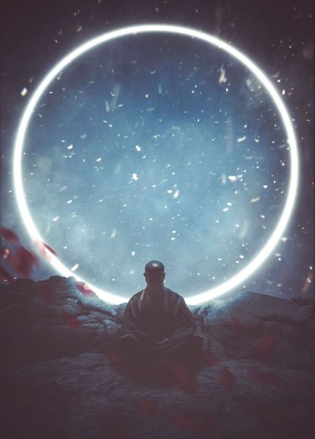 'Neon Zen' Poster by AndrejZT | Displate