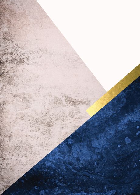 'Pink Navy Gold Mountains' Poster by Urban Epiphany | Displate