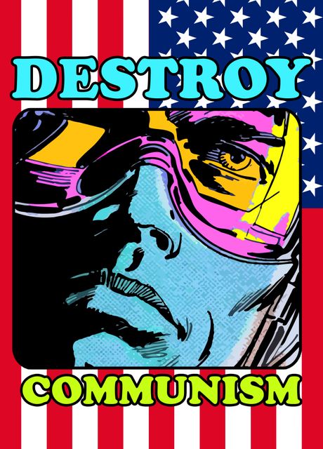 'DESTROY COMMUNISM' Poster by theanomalius | Displate