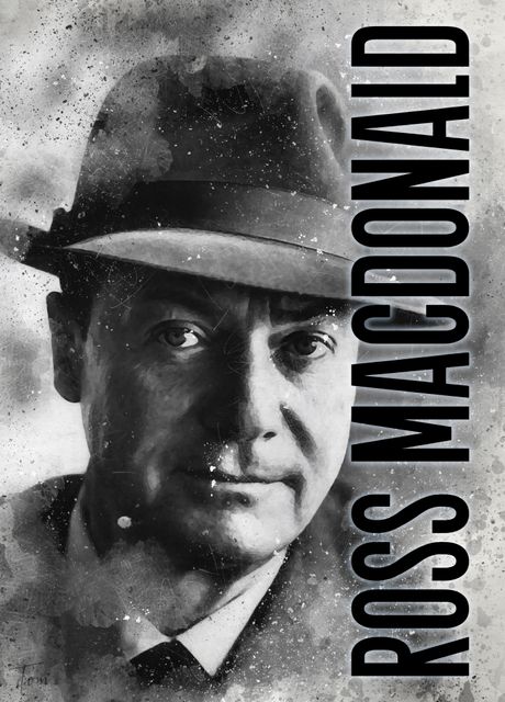 'Ross Macdonald' Poster by Petra Rommelfanger | Displate