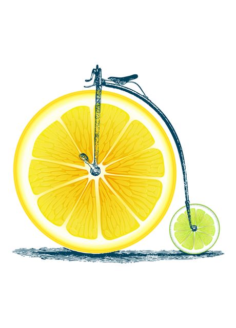 'Lemon Lime Bike' Poster by olloway | Displate