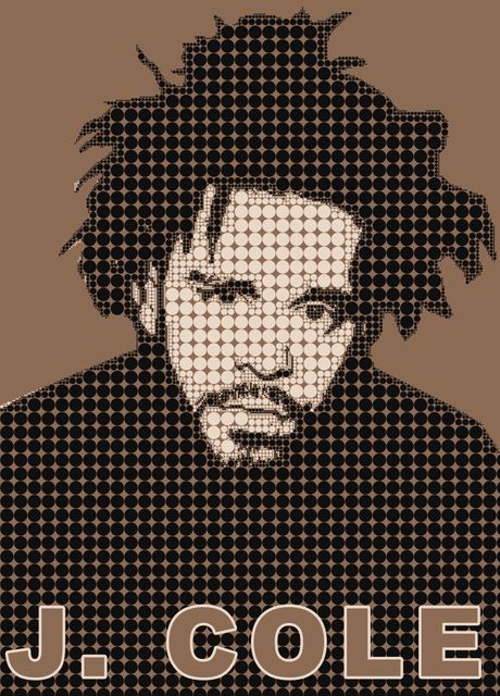 'J Cole style' Poster by Uda Buyung | Displate