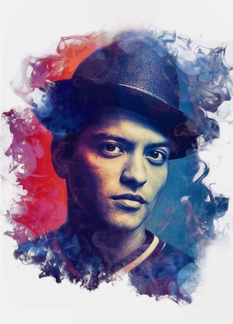 'Bruno Mars' Poster by Miracle Studio | Displate