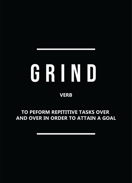 'Grind' Poster by ArtNinja | Displate