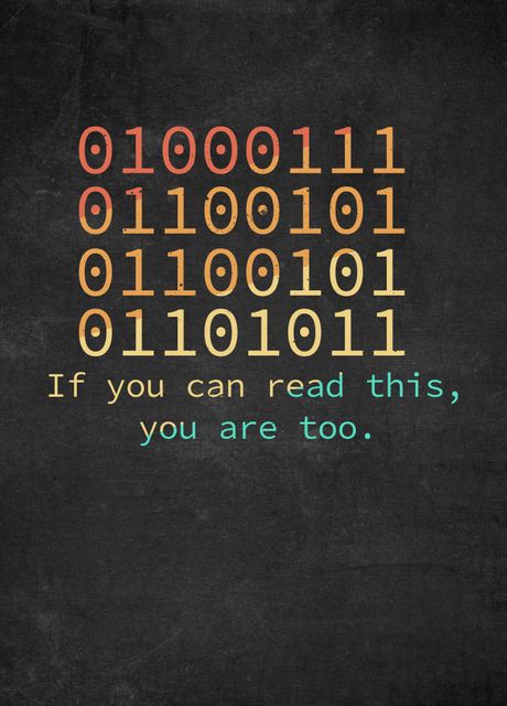 'Programmer Binary Code' Poster by PosterWorld | Displate