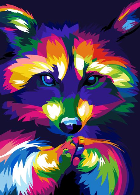 'Rakun' Poster by Ahmad Zuhri | Displate