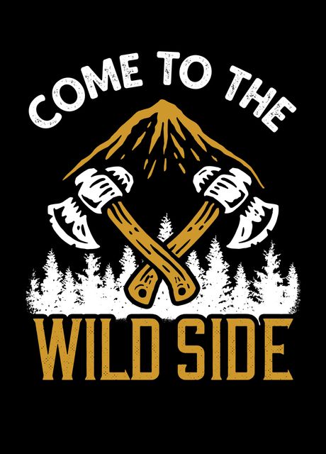 'Come to the Wild Side' Poster by Foxxy Merch | Displate