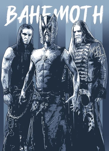 'Bahemoth Poster Arttwork' Poster by Rizky Irawan | Displate