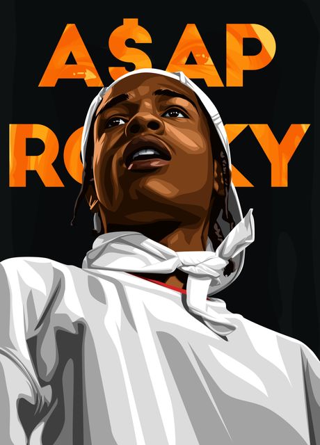 'ASAP Rocky' Poster by Athlehema by MochtretPro | Displate