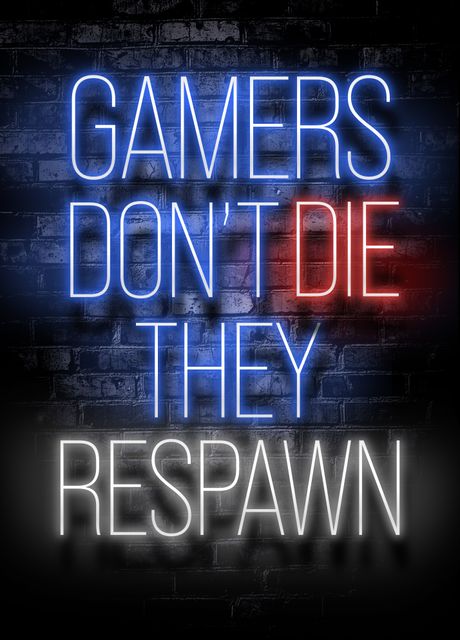 'Gamers quotes quote' Poster by Kitty Kit | Displate