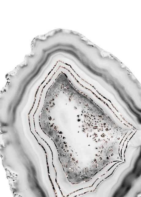 'White Agate Rose Gold 2' Poster by Anita's & Bella's Art | Displate