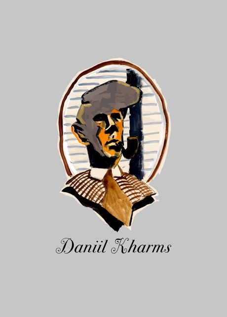'Daniil Kharms II' Poster by BlackLineWhite Art | Displate