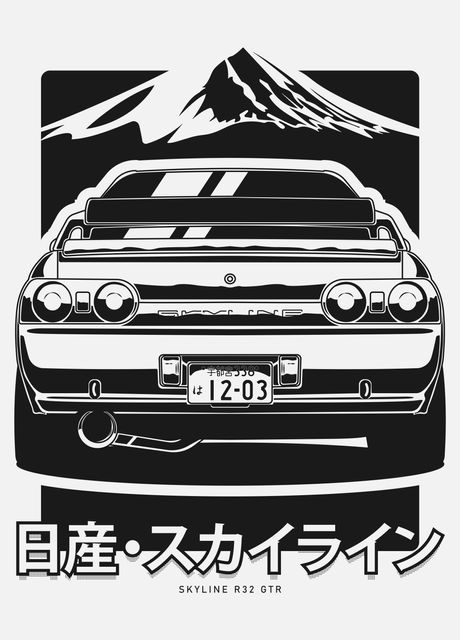 'R32 GTR JPN Series' Poster by VEIN graphic | Displate