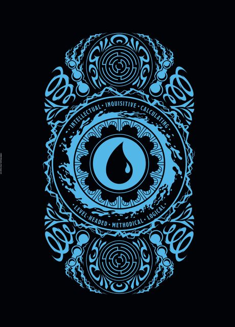 'Blue' Poster by Magic The Gathering | Displate