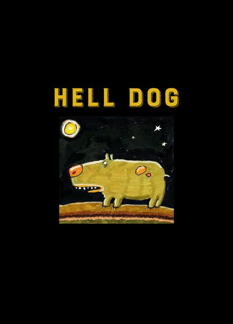 'Hell Dog' Poster by BlackLineWhite Art | Displate