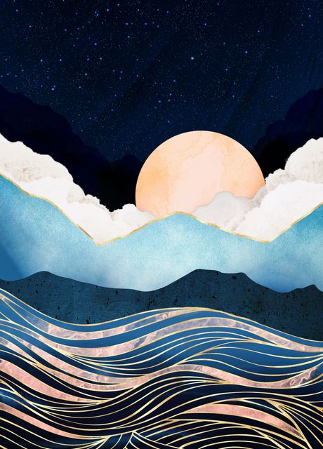 'Star Sea' Poster by SpaceFrog Designs | Displate