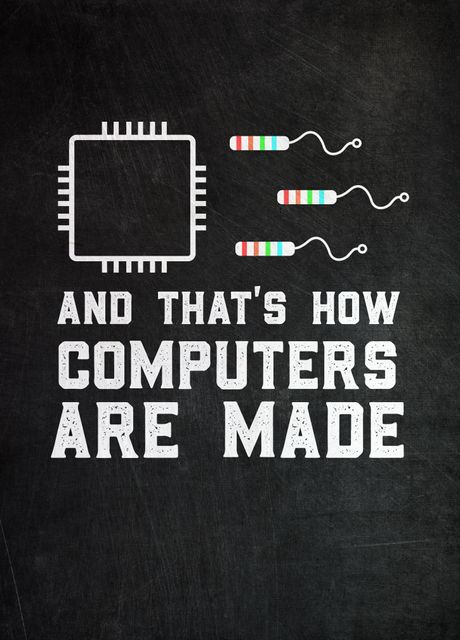 'How Computers Are Made' Poster by PosterWorld | Displate