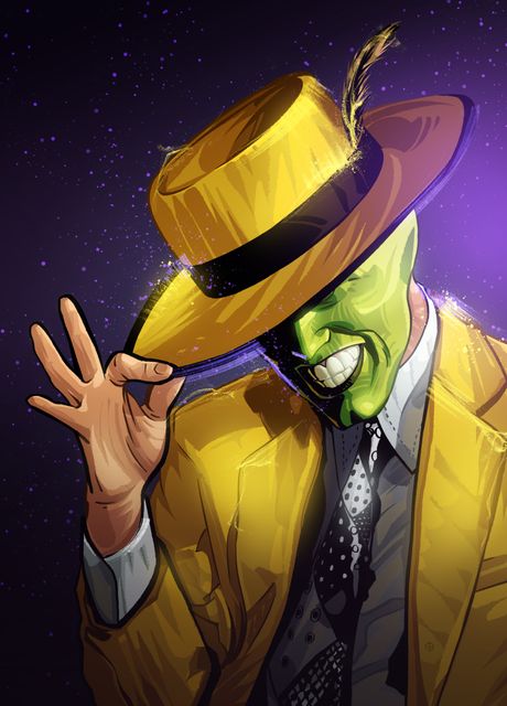 'The Mask' Poster by Nikita Abakumov | Displate