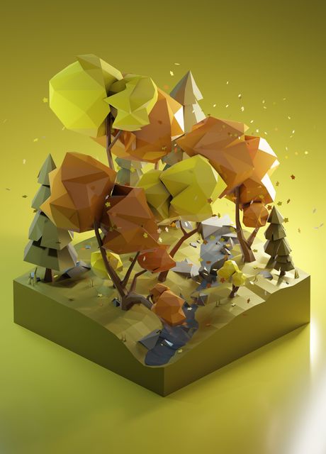 'Autumn Forest' Poster by Pelopoly | Displate