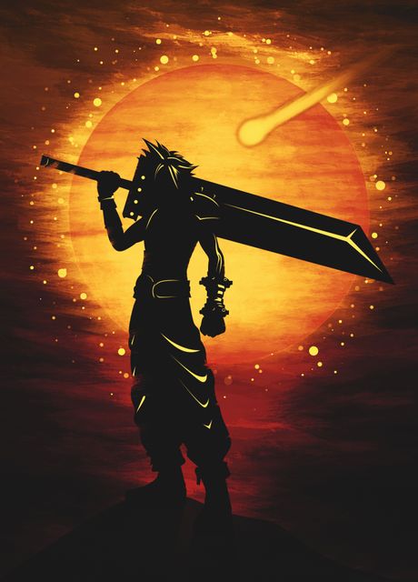'Cloud Strife' Poster by Art by Occho | Displate