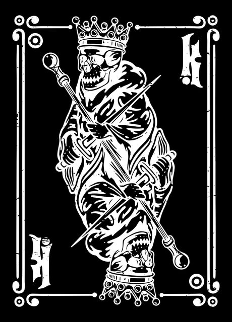 'King Card' Poster by John DonJoe | Displate