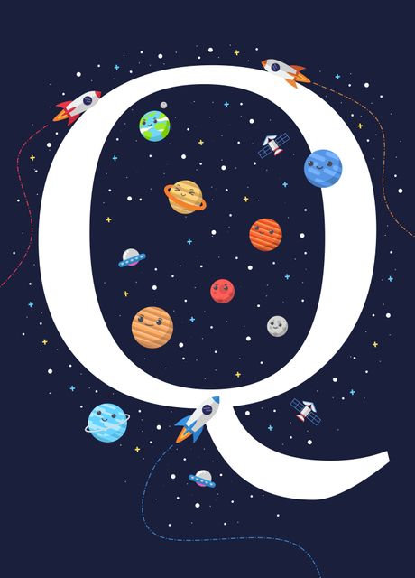 'alphabet letter B space' Poster, picture, metal print, paint by Yahya ...