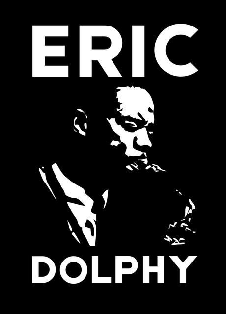 'Tribute to Eric Dolphy' Poster by BlackLineWhite Art | Displate