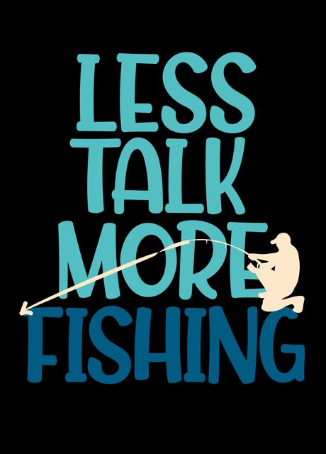 'Fishing Quote Angling' Poster by Foxxy Merch | Displate