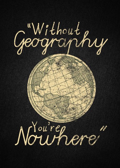 'Without Geography Quote' Poster by TurSmartDesigns | Displate