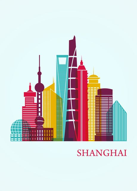 'Shanghai' Poster by Sam Kal | Displate