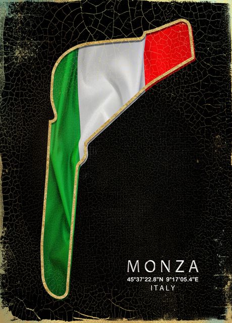 'MONZA TRACK' Poster by Studio Six | Displate
