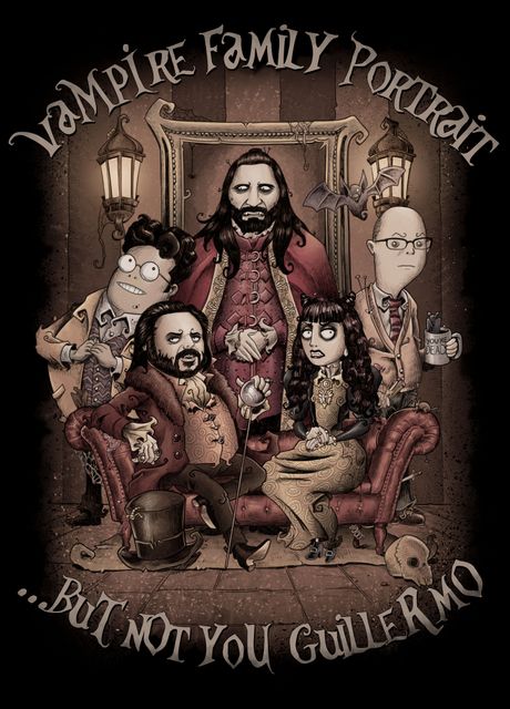 'Vampire Family Portrait' Poster, picture, metal print, paint by Saqman ...