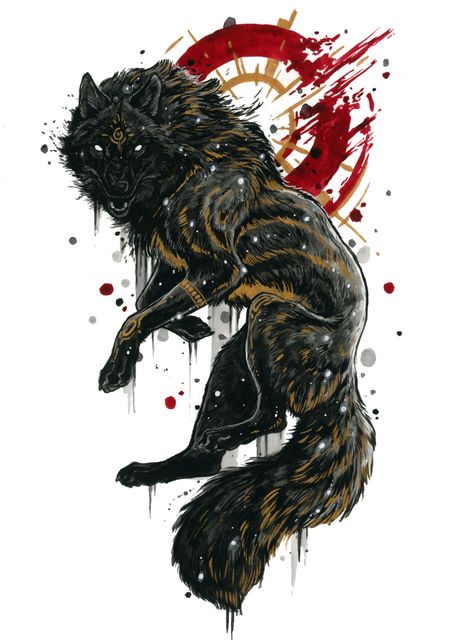 'Amarok' Poster by Jonna Hyttinen | Displate