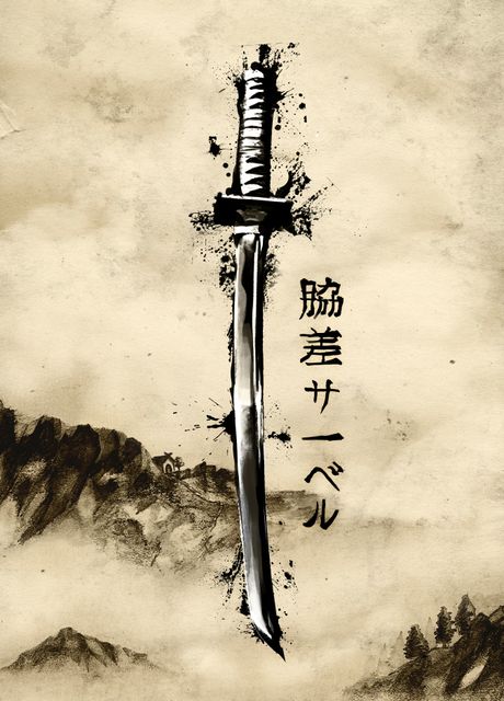 'Wakizashi ' Poster by MCAshe Art | Displate
