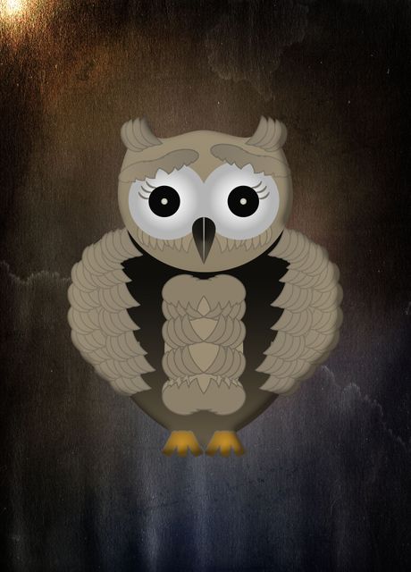'Brown Owl' Poster by wagnerps | Displate