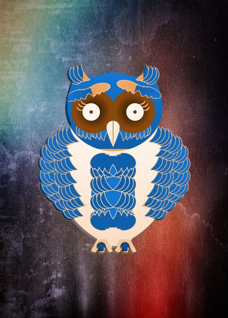 'Blue Owl' Poster by wagnerps | Displate