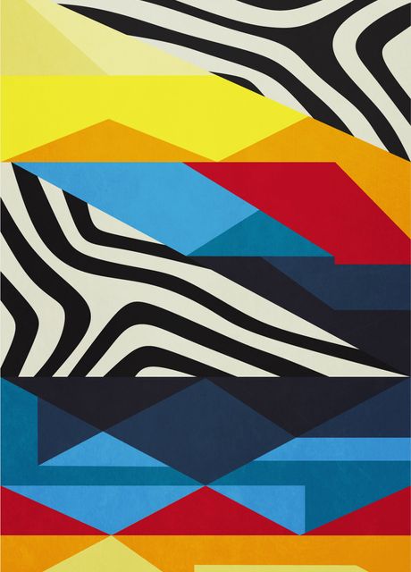 'Random tone and shape' Poster by Ricky Aditya | Displate