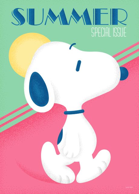 'Summer Special Snoopy' Poster by Peanuts | Displate