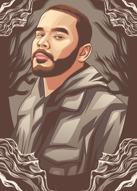 'Tasman Keith' Poster by Colorize Studio | Displate